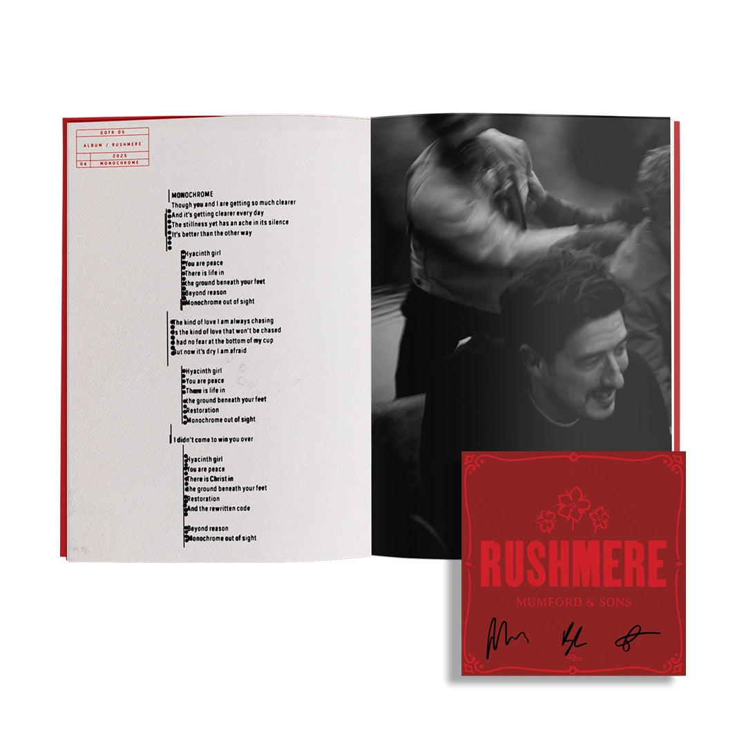 RUSHMERE: CD Zine + Signed Art Card - Mumford & Sons | Platenzaak.nl
